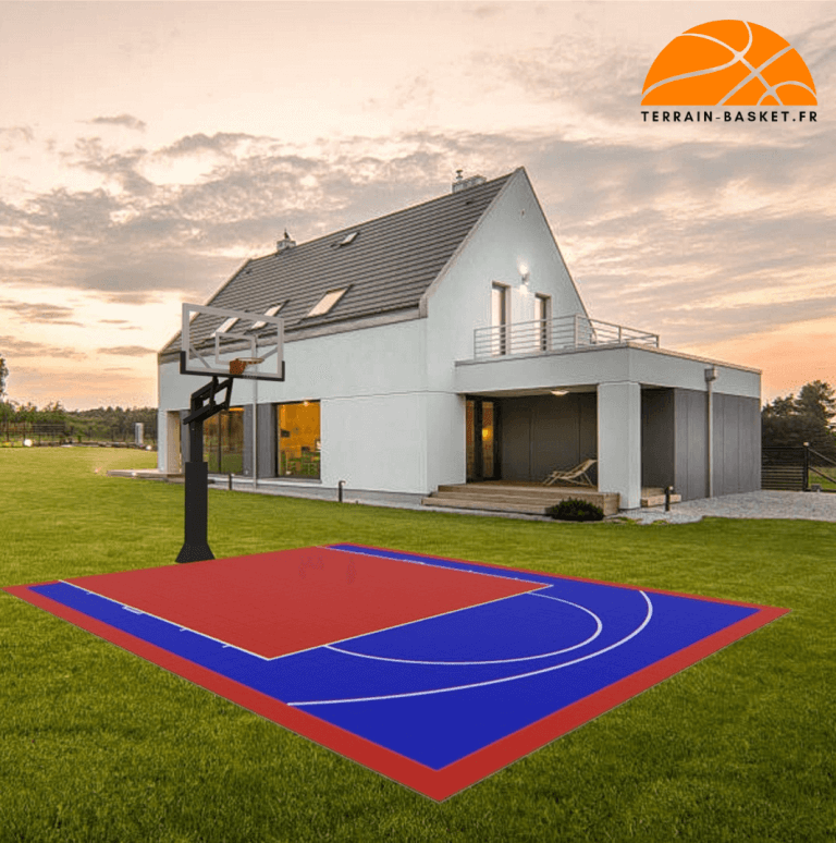 Demi-terrain de Basketball 6 x 6 M | Couleur(s) au choix | Terrain ...